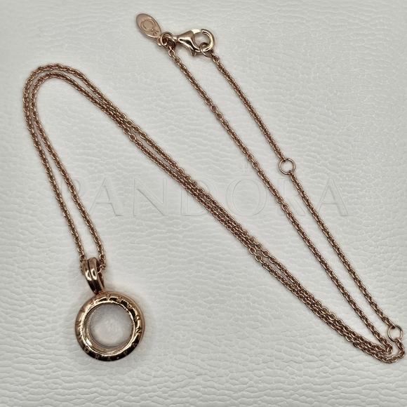 Pandora | Jewelry | Authentic Pandora Rose Locket Necklace | Poshmark